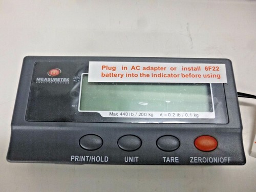 NEW!! MEASURETEK 35kg/77 lb. Digital LCD Platform Bench Scale w Remote ...