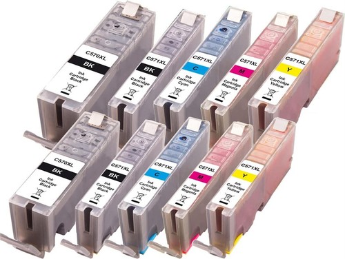 Peach C570/571 Ink Cartridges XL (2x Black, 2x PBK, 2xC, 2xM, 2xY ...