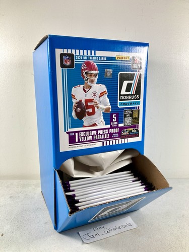 2025 Panini NFL Donruss Football Trading Card: Gravity Feed Box w/ 48 ...