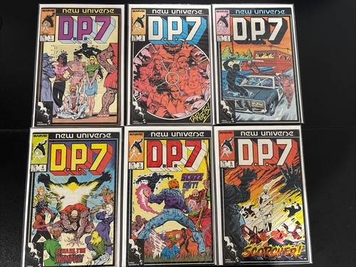 6 Marvel Comic Books Lot DP7 1-6 New Universe VG 2 3 4 5 Copper Age Run ...