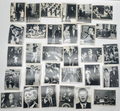 1964 JFK Vintage Topps John F Kennedy Jackie Trading Cards 72 of 77 US ...