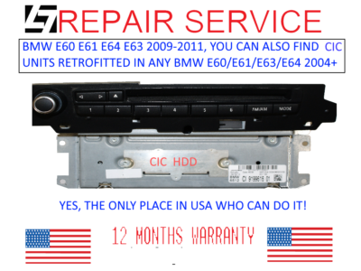 Any BMW CIC Unit Repair Service 2009-2012 E90 F30 F10 F01 F07 E70 F25 ...
