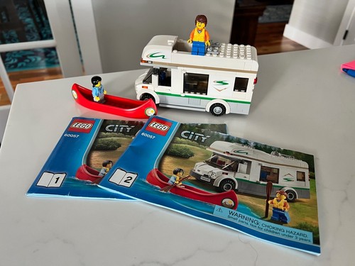 LEGO City Set 60057 Camper Van with Instructions | eBay