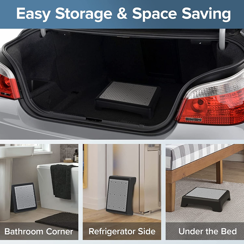 Anti-Slip Half Step Stool Elderly Disability Door Walking Mobility Aid ...