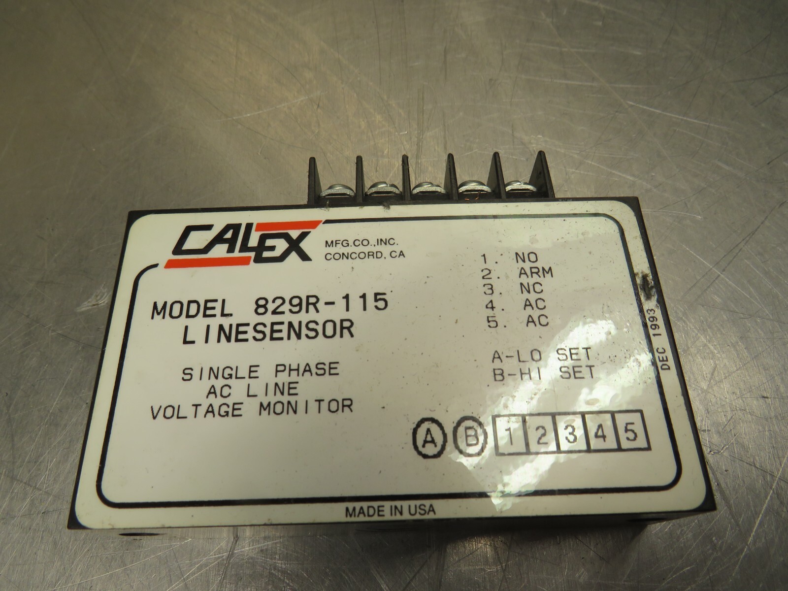 Calex 829R-115 Line Sensor | eBay