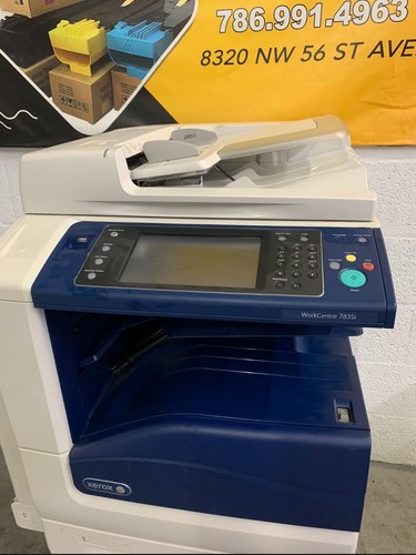 Xerox WorkCentre 7845i MFP Color Laser Printer Copier Scanner Tabloid ...