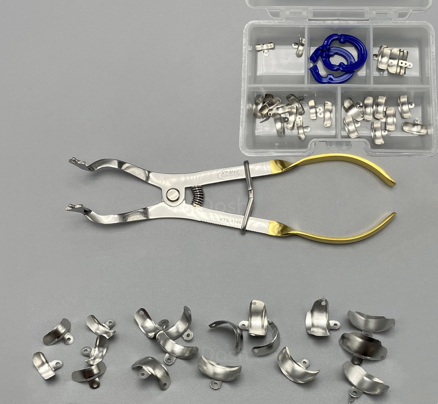 Dental Sectional Matrix Systems Bands Seperate Ring Clamp Plier Kit ...