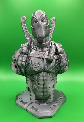 Deadpool Figure 3D Printed Paintable Plastic 7 Inches Tall | eBay