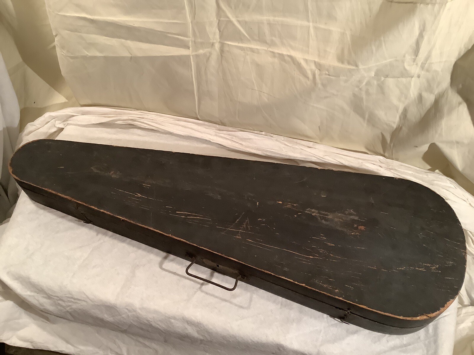 Vintage Antique GSB Coffin Style Wooden Violin Case Decorative Wooden ...