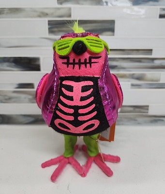 Target 2024 Halloween Featherly Friends Felt Bird Punk Rocker Glitters ...
