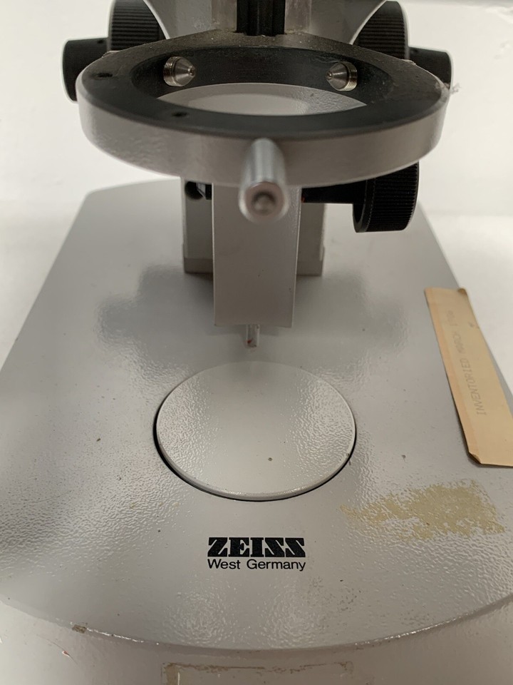 Zeiss Universal Microscope With Objectives, Eyepieces, Light Source | eBay