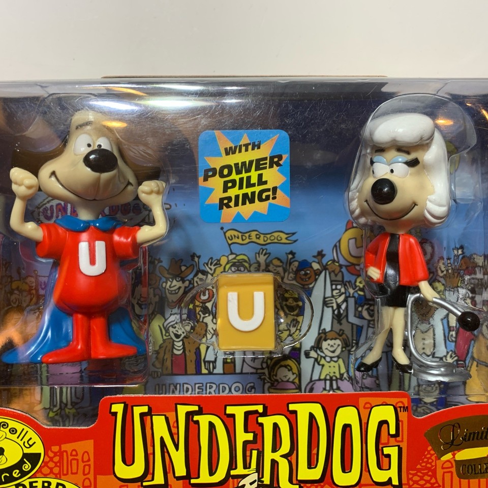 1998 Exclusive Premiere UNDERDOG & SWEET POLLY PUREBRED Figures w ...