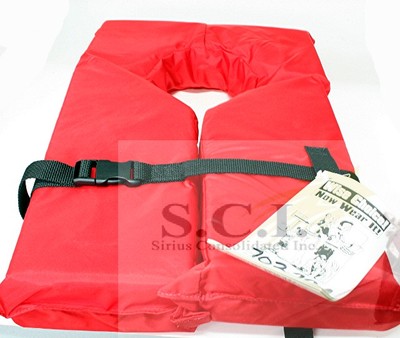 RED PDF UNIVERSAL ADULT LIFE JACKET Type II Red Keyhole Life Vest | eBay