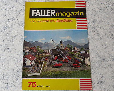 Faller Ams Faller Magazine 75, April 1970 #250315 | eBay