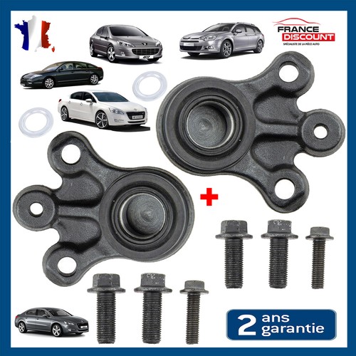 2x Lower ball joint FRIP Front Right + Left for C5 C6 407 508 HDI ...