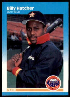 1987 Fleer Billy Hatcher Houston Astros #59 | eBay