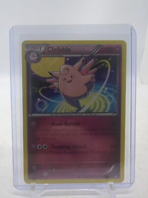 Pokemon TCG Clefable XY BREAKpoint 82/122 Regular Non-Holo Rare Card NM ...