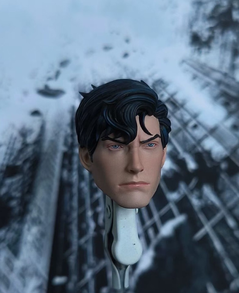 1/12 Painted New52 Superman Head Carved Fit 6'' ML Action Figure | eBay