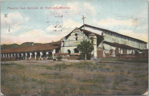 Jolon Monterey CA Mission San Antonio de Padua California 1908 | eBay.de