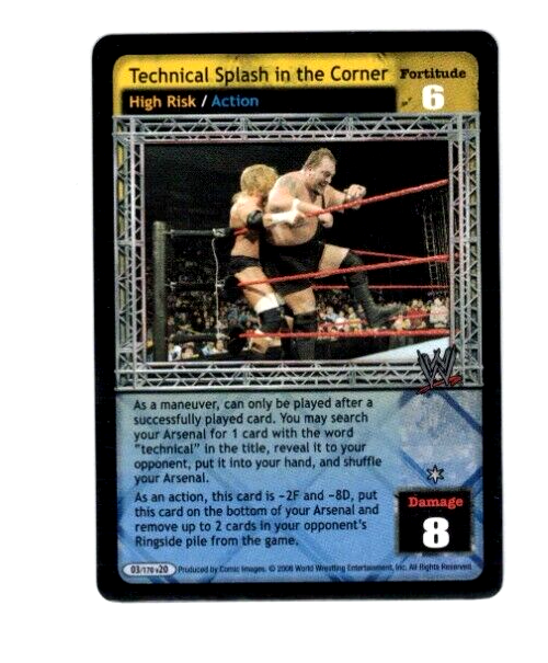 WWE Raw Deal Card: Technical Splash In The Corner-The Big Show | eBay