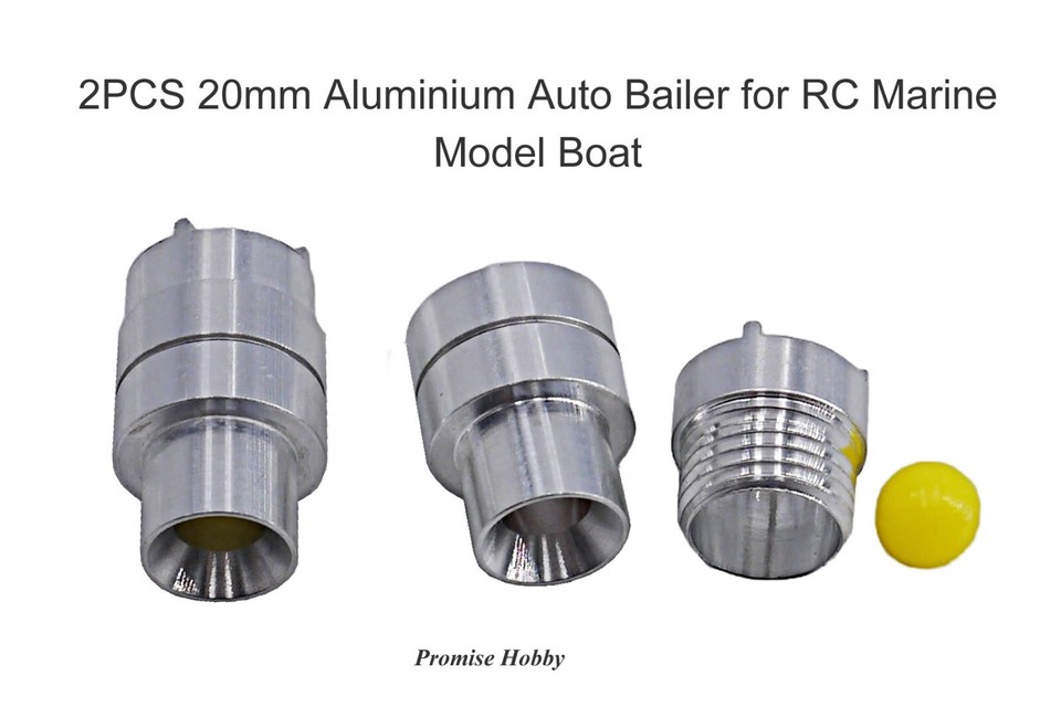 2PCS 26mm / 20mm Aluminium Auto Bailer for RC Marine Model Boat | eBay
