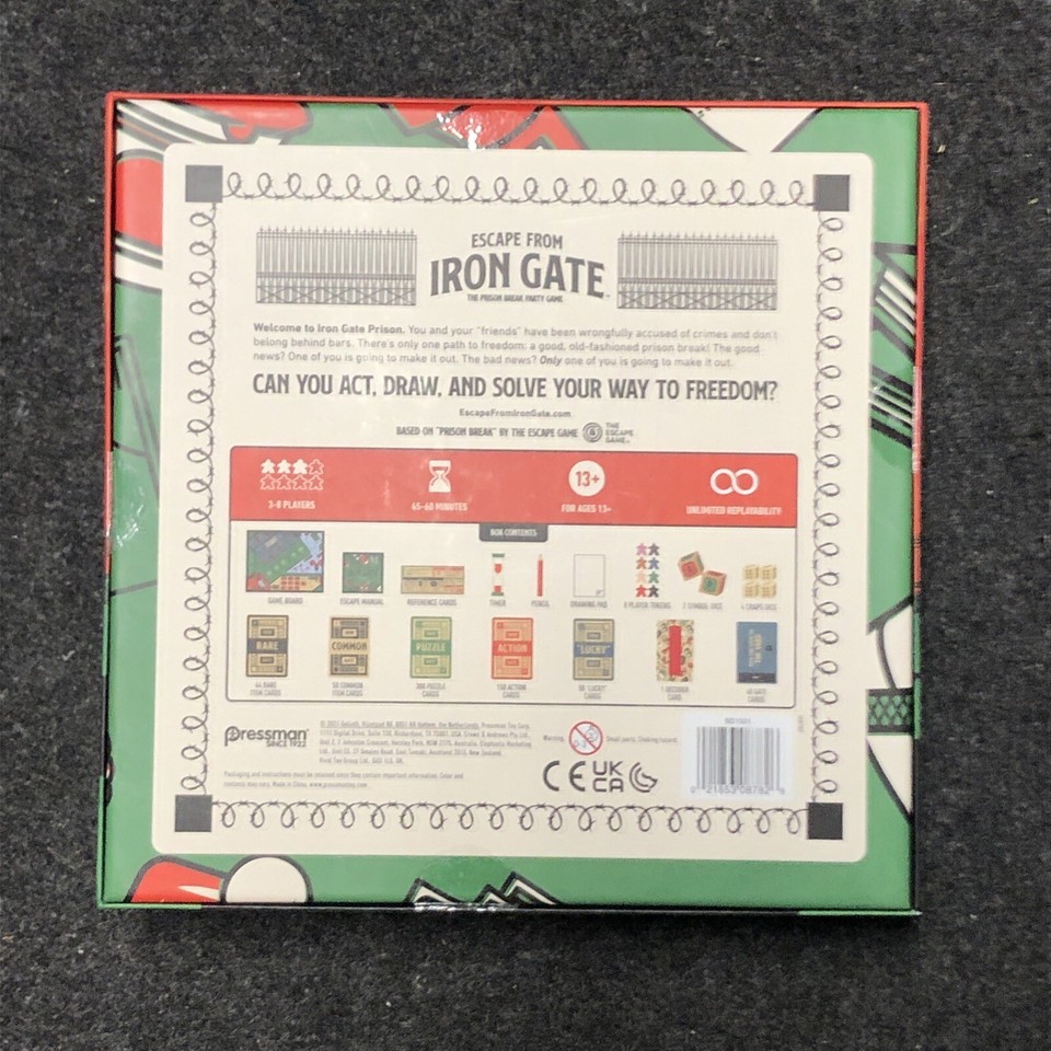 Escape Game Escape from Iron Gate The Prison Break Party By Pressman ...