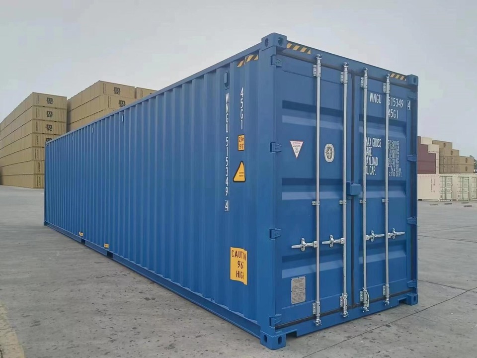 40ft High Cube Shipping Container , RAL 5010,One trip, £3600 | eBay UK