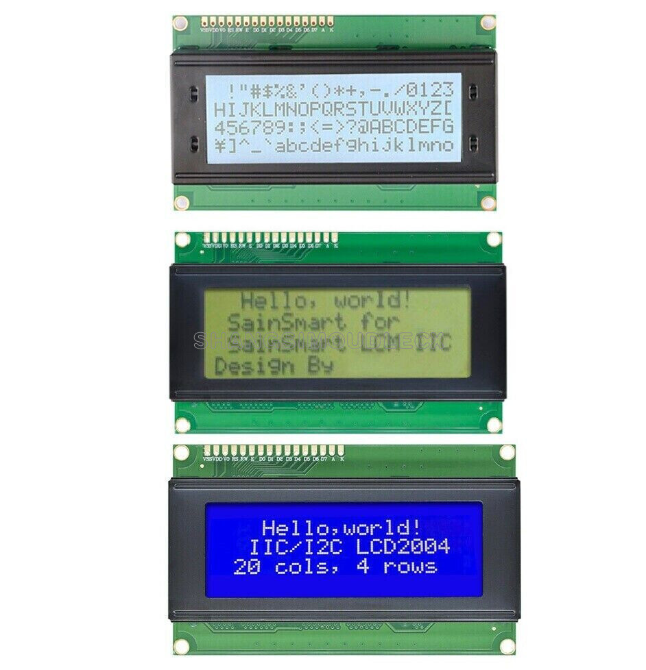 2004 LCD Display Module Character 20x4 Blacklight Yellow Blue Gray | eBay