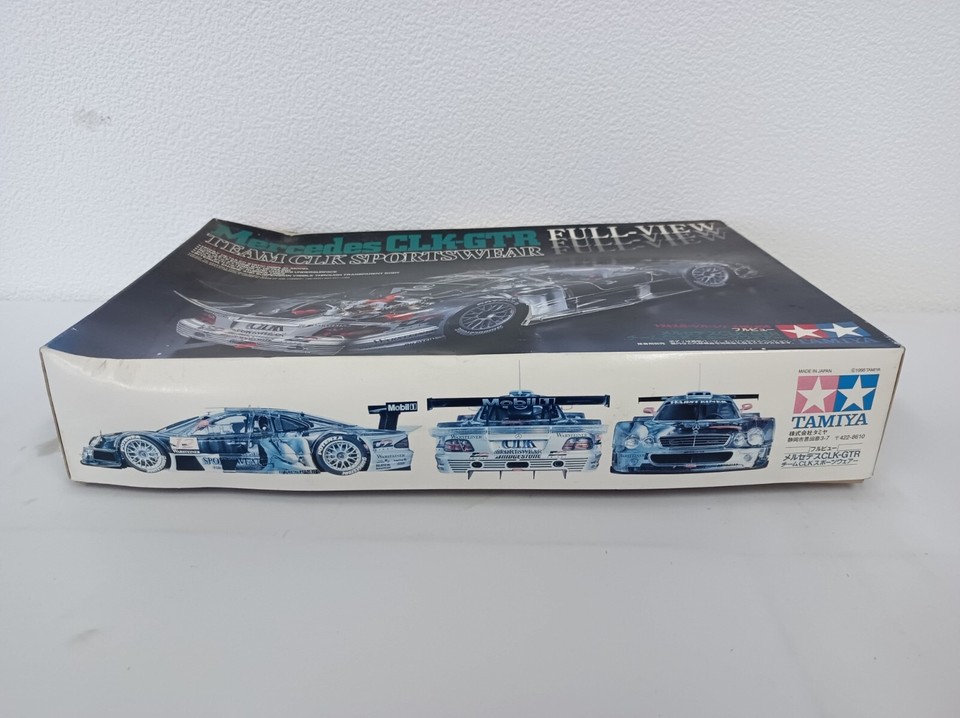 Full View TAMIYA 1/24 Mercedes CLK-GTR Team CLK Sportswear Model Kit ...