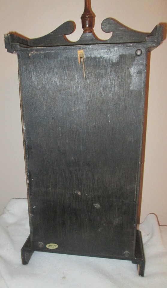 Alaron 31-Day Wall Table Desk Clock Pendulum Yellow Birds Peacock GLASS ...