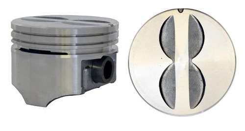 ENGINETECH SINGLE PISTON GM CHEV 4.3L 265 5.0L 305 FLAT TOP SIZE STD ...