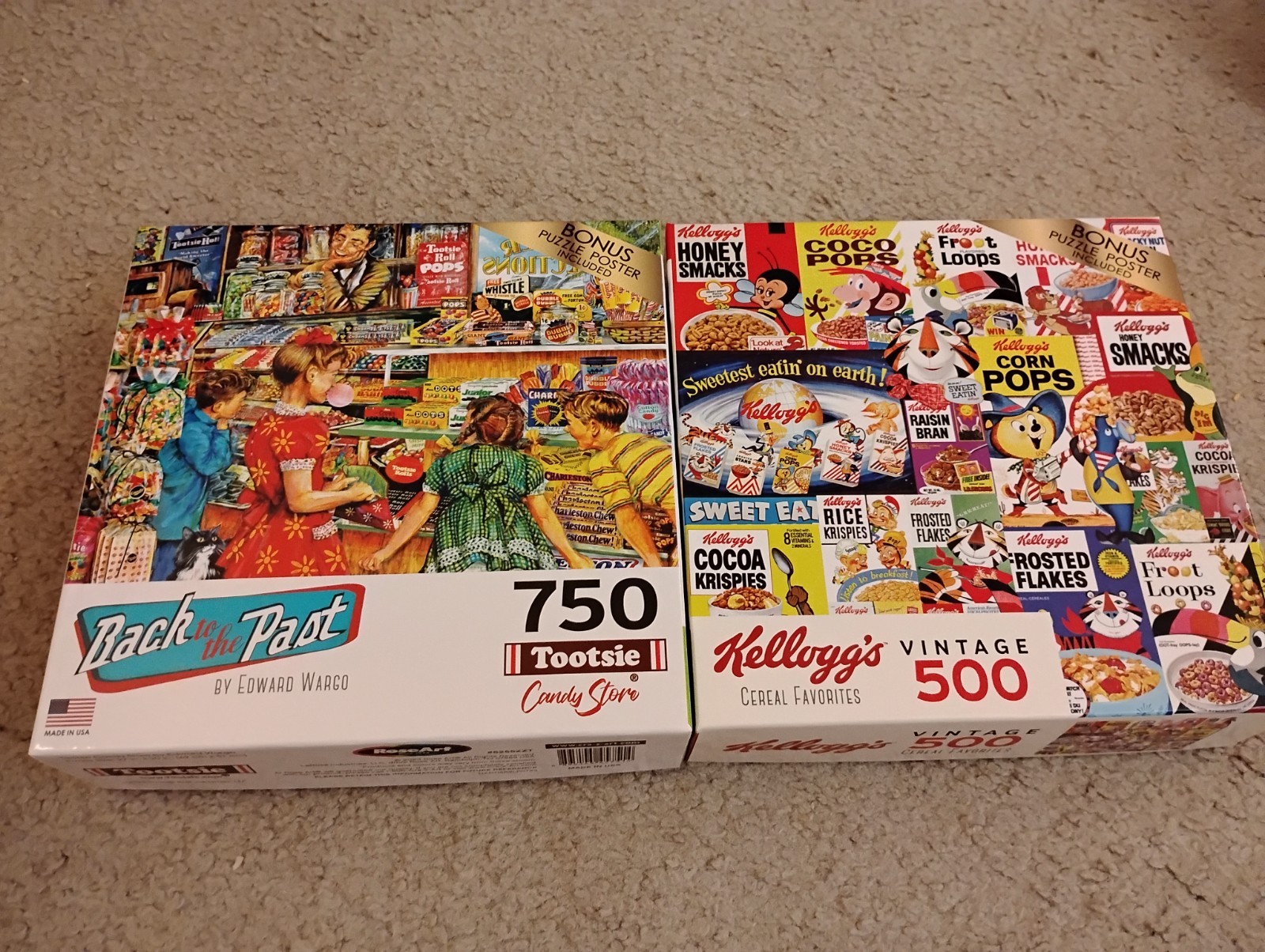 Lot Of 2 750 Tootsie Candy Store Edward Wargo Kellogg's Cereal ...
