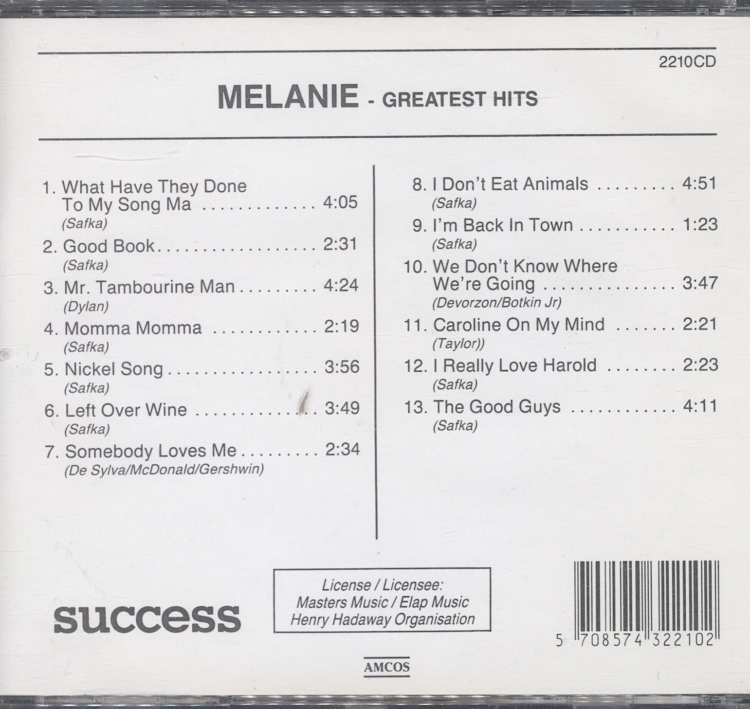 Melanie Greatest hits CD | eBay