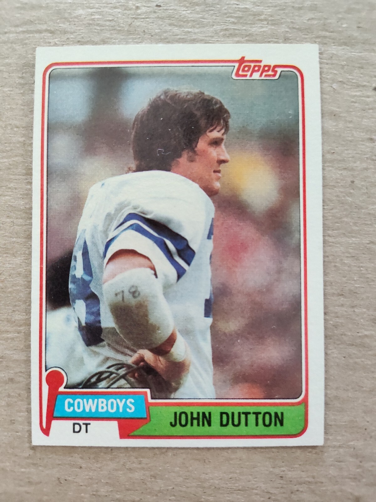 JOHN DUTTON Dallas COWBOYS 1981 TOPPS FOOTBALL CARD #249 | eBay