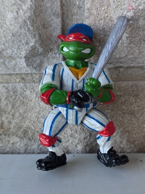 Vintage TMNT GRAND SLAMMIN' RAPH Teenage Mutant Ninja Turtles Figure ...