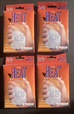 Zap Pac Heat Pack- Prism Enterprises- The Heat Solution NIB- Pack of (4 ...