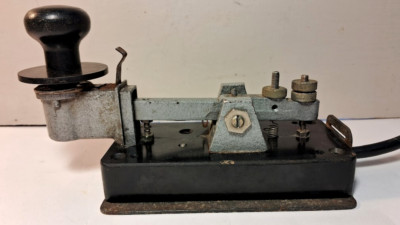 Vintage Military Morse Code Telegraph Key Radio R-102 Russian Soviet ...
