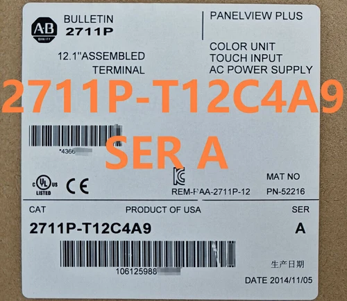 NEW Allen Bradley 2711P-T12C4A9 RDT12C PanelView Plus 1250 Touch HMI | eBay
