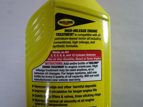 Rislone 4102 Engine Treatment Concentrate OIL Additive Restore Car ...
