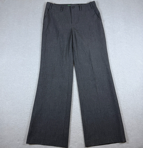 Lauren Ralph Lauren Sanderson Womens Gray Wide-Leg Dress Pants Trousers ...