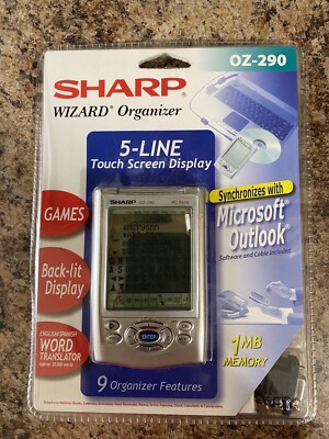 Sharp Wizard Organizer OZ-290 Vintage Brand New In Package | eBay