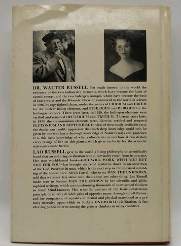 Atomic Suicide- Walter and Lao Russell. Inscribed & Signed by Author ...