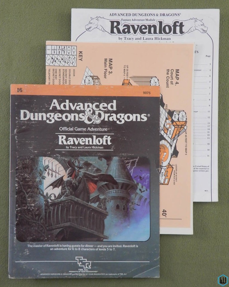 Ravenloft - PLAY COPY (Advanced Dungeons & Dragons Module I6) Original ...