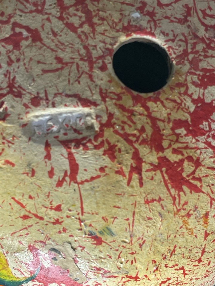 Vintage Mexican Hand Made Hand Painted Pottery Planter w/ Drain Hole | eBay