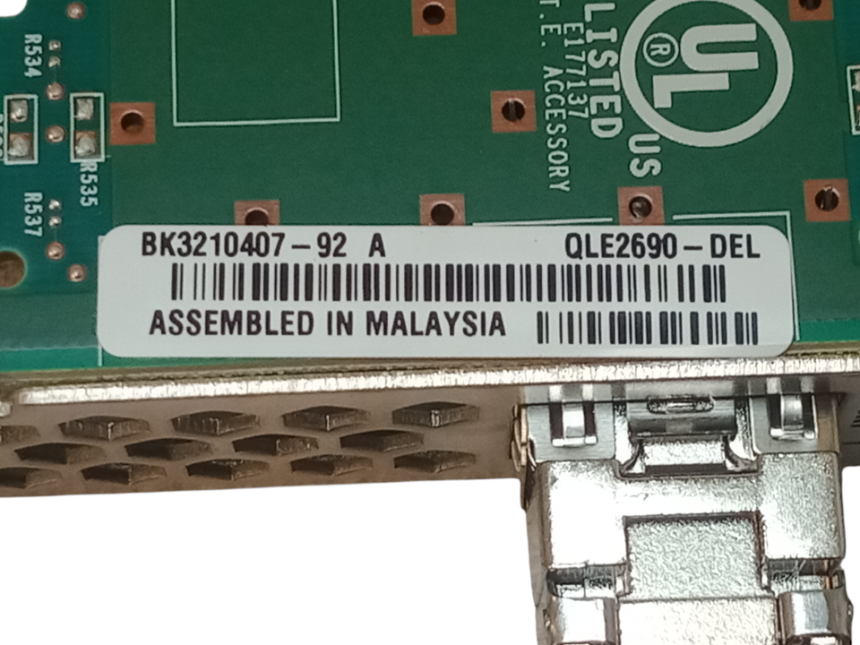 Dell 0YNFDG Qlogic QLE2690-DEL Single Port 16GB SFP+ Host Bus Adapter ...