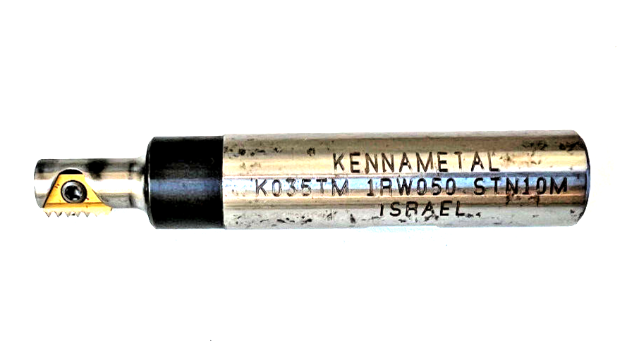 Kennametal K035TM 1RW050 STN10M TMS Insert Thread Mill Cutter (Item ...