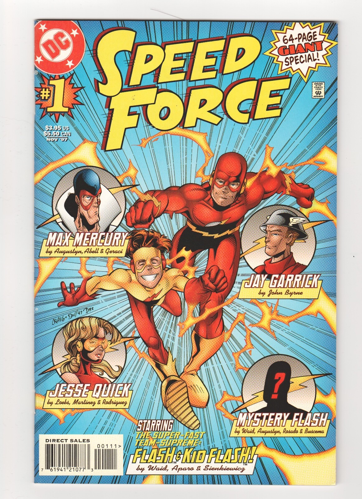 Speed Force #1 DC Comics 1997 VF/NM | eBay