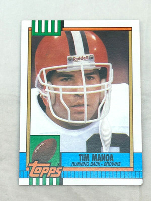 TOPPS #167 TIM MANOA CLEVELAND COMMANDO"S | eBay