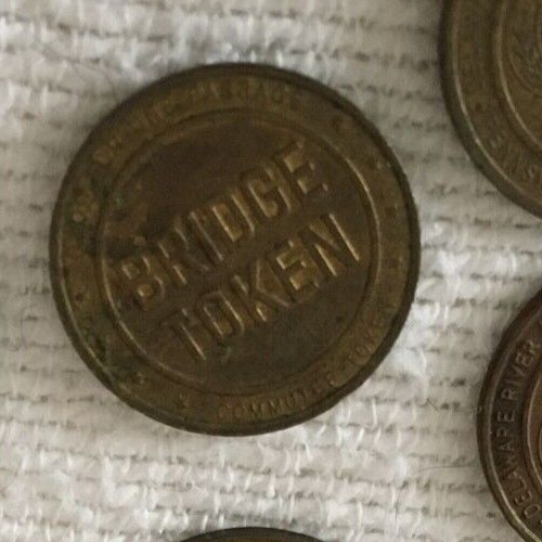 1) Delaware River Joint Toll Bridge Commission Commuter Transit Token ...