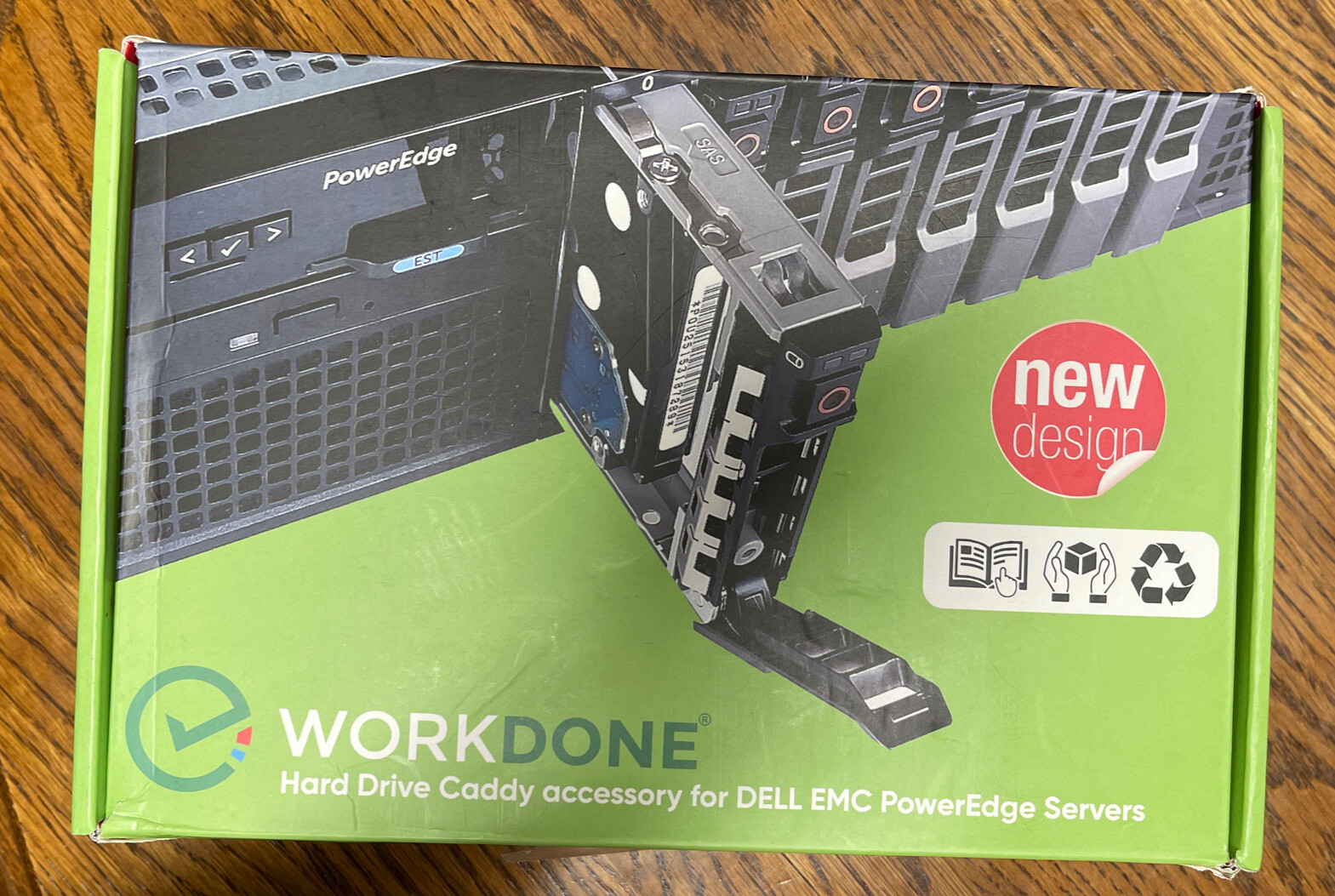 WorkDone 12-Pack 2.5" Drive Caddy - G176J Compatible for Dell PowerEdge ...